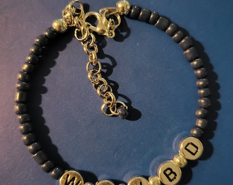 Jimmy Buffet Inspired WWJBD Beaded Wire Bracelet - Etsy