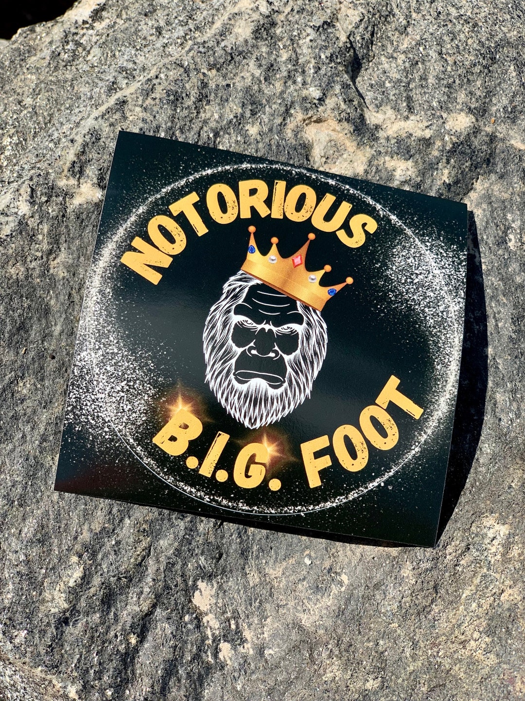 Notorious Bigfoot 3 Circle Sticker - Etsy