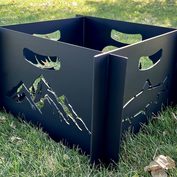 Collapsible Fire Pit - Etsy