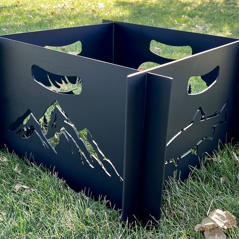 Collapsible Fire Pit - Etsy