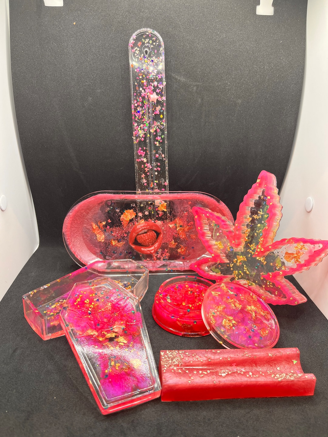 Barbie Inspired 6 Piece Smoke Tray Set - Etsy