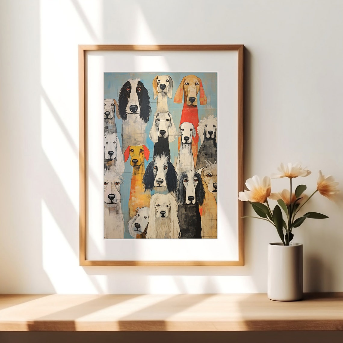 Colorful Art, Dog Poster, Dog Breeds, Cute Dog Prints, Pet Poster ...