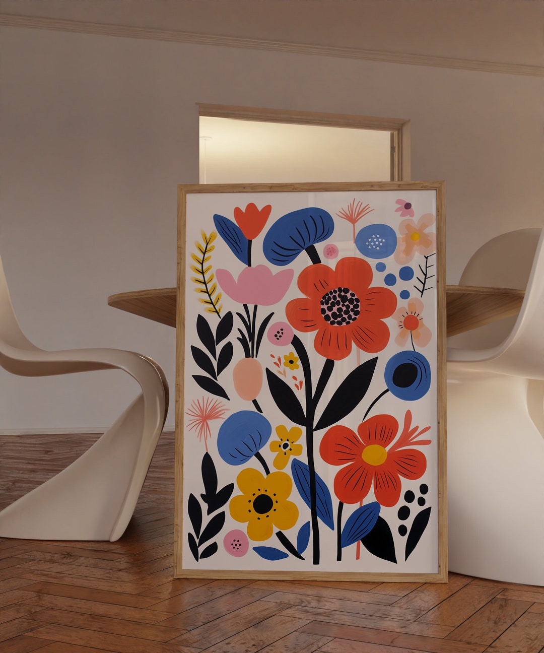 Matisse Flower Print, Botanical Wall Art, Floral Decor Posters, Digital ...
