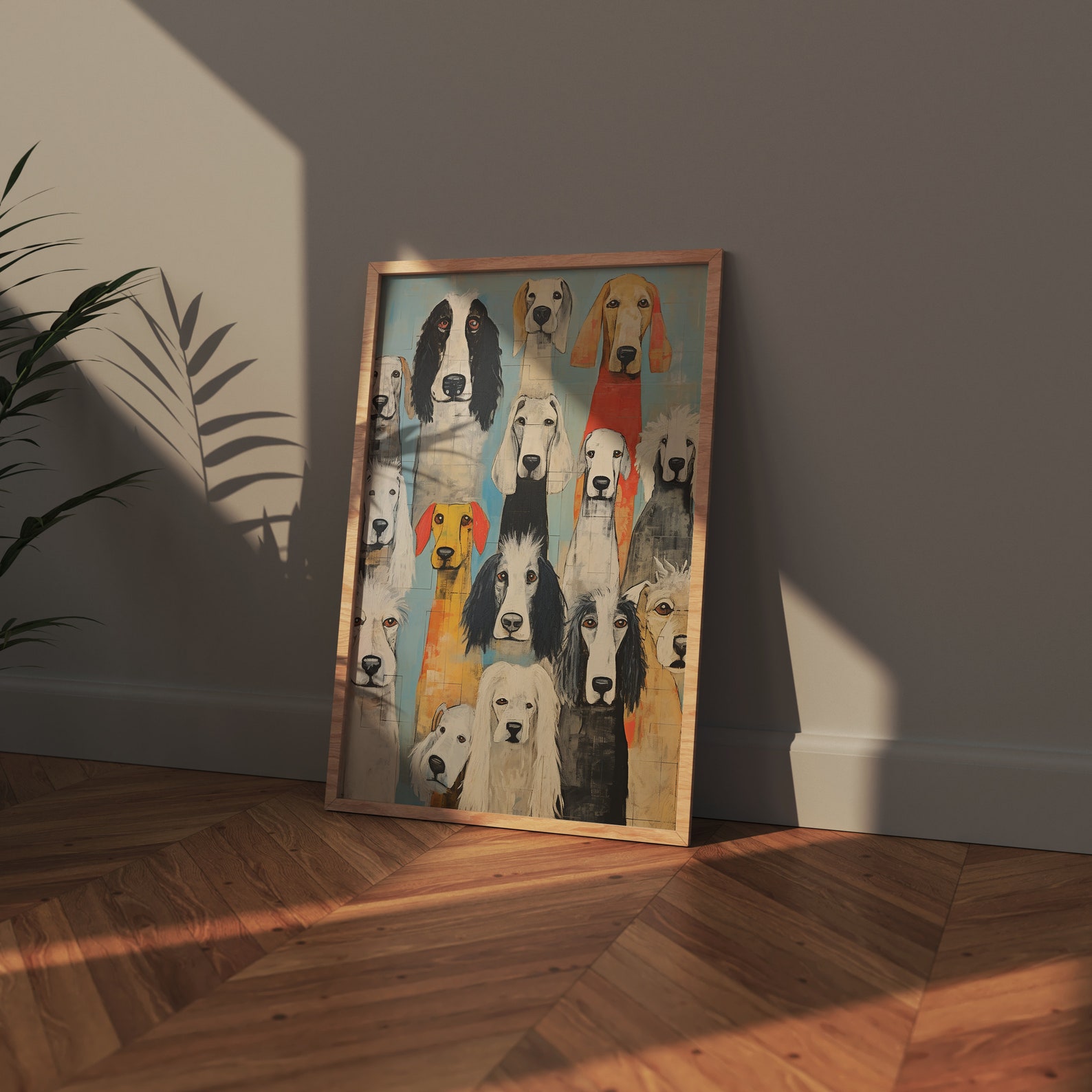 Colorful Art, Dog Poster, Dog Breeds, Cute Dog Prints, Pet Poster ...