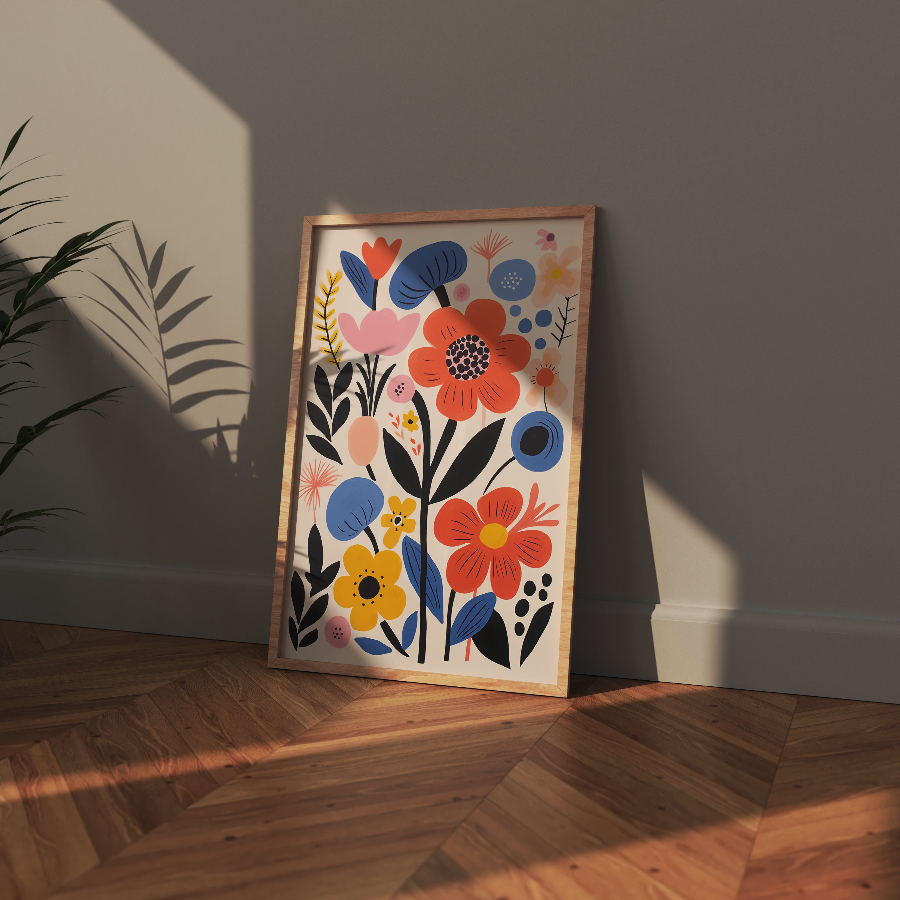 Matisse Flower Print, Botanical Wall Art, Floral Decor Posters, Digital ...