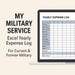Military Service Record Template | Excel & Google Sheets | Personal ...
