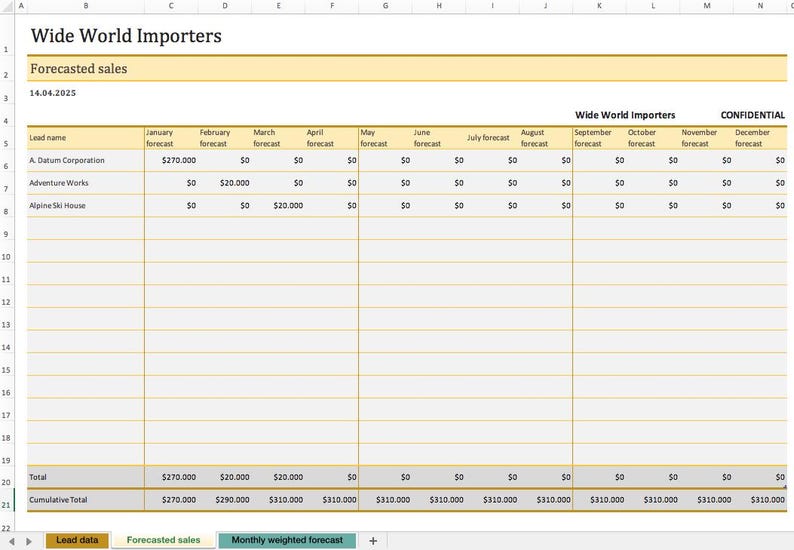 Sales Lead Tracker Template - Excel CRM for Small Business - Customer ...