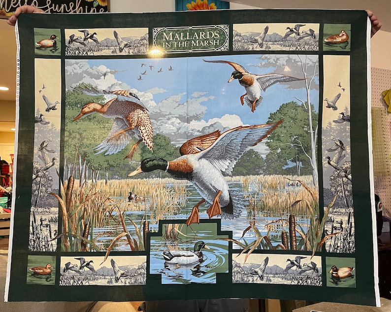 Mallards in the Marsh Wallhanging/quilt Panel - Etsy