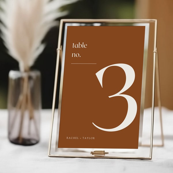 Diy Table Numbers - Etsy