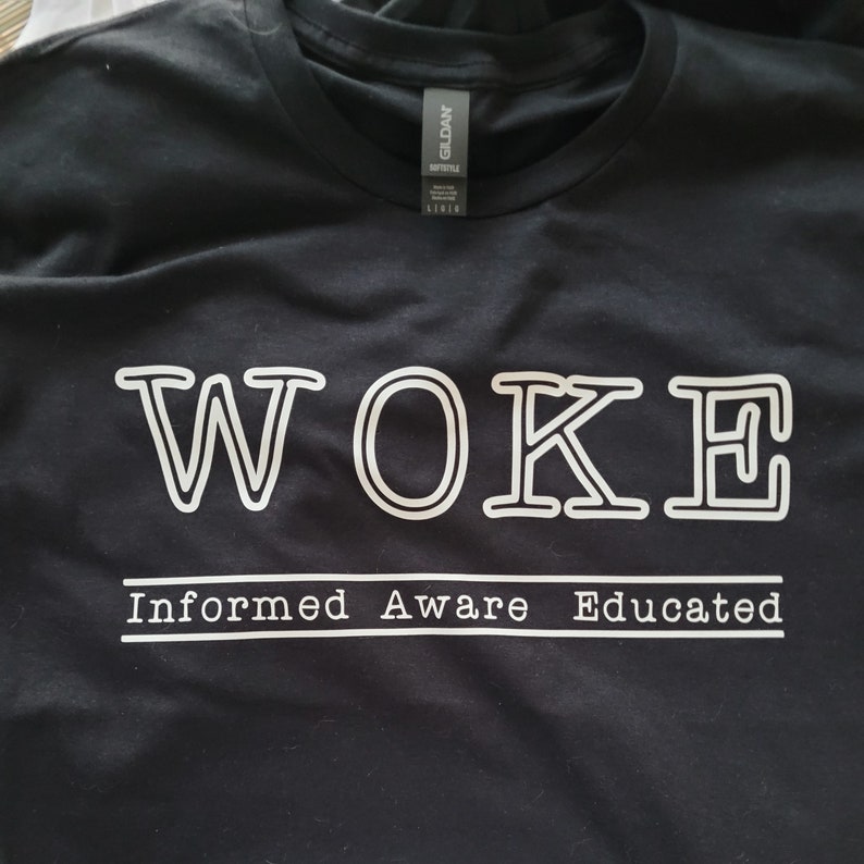 Woke Definition T-shirt Short Sleeve Unisex Social Justice - Etsy