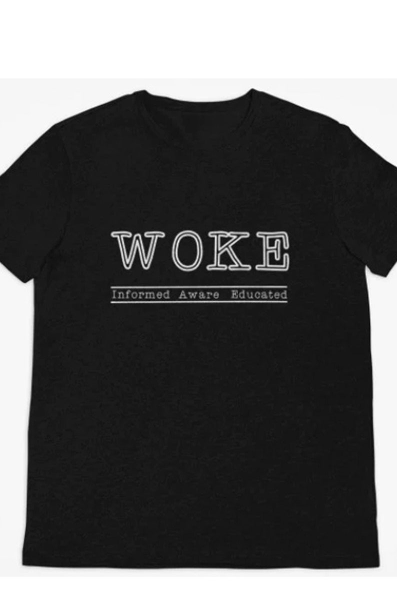 Woke Definition T-shirt Short Sleeve Unisex Social Justice - Etsy