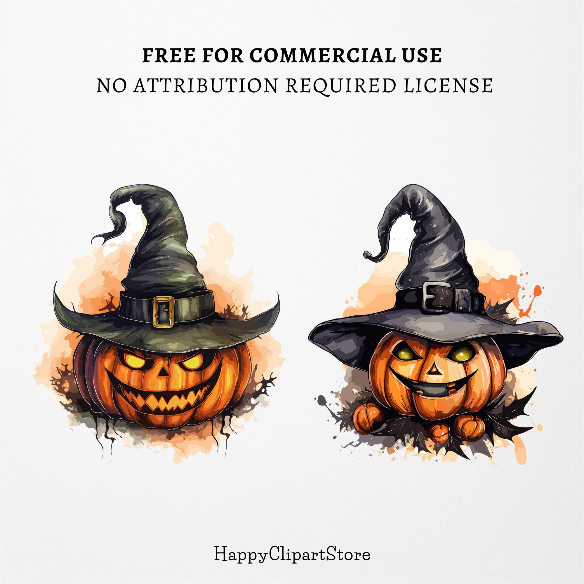 Halloween Witch Pumpkin Clipart,pastel Halloween Clipart,halloween ...