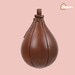 Vintage Leather Boxing Speed Bag: Classic Gym Decor (10" H X 6 ...
