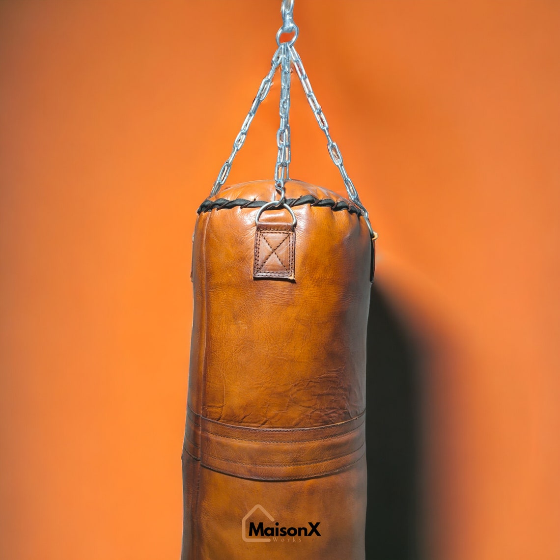 Unique Pure Vintage Leather Punching Bag for Gym & MMA Enthusiasts ...