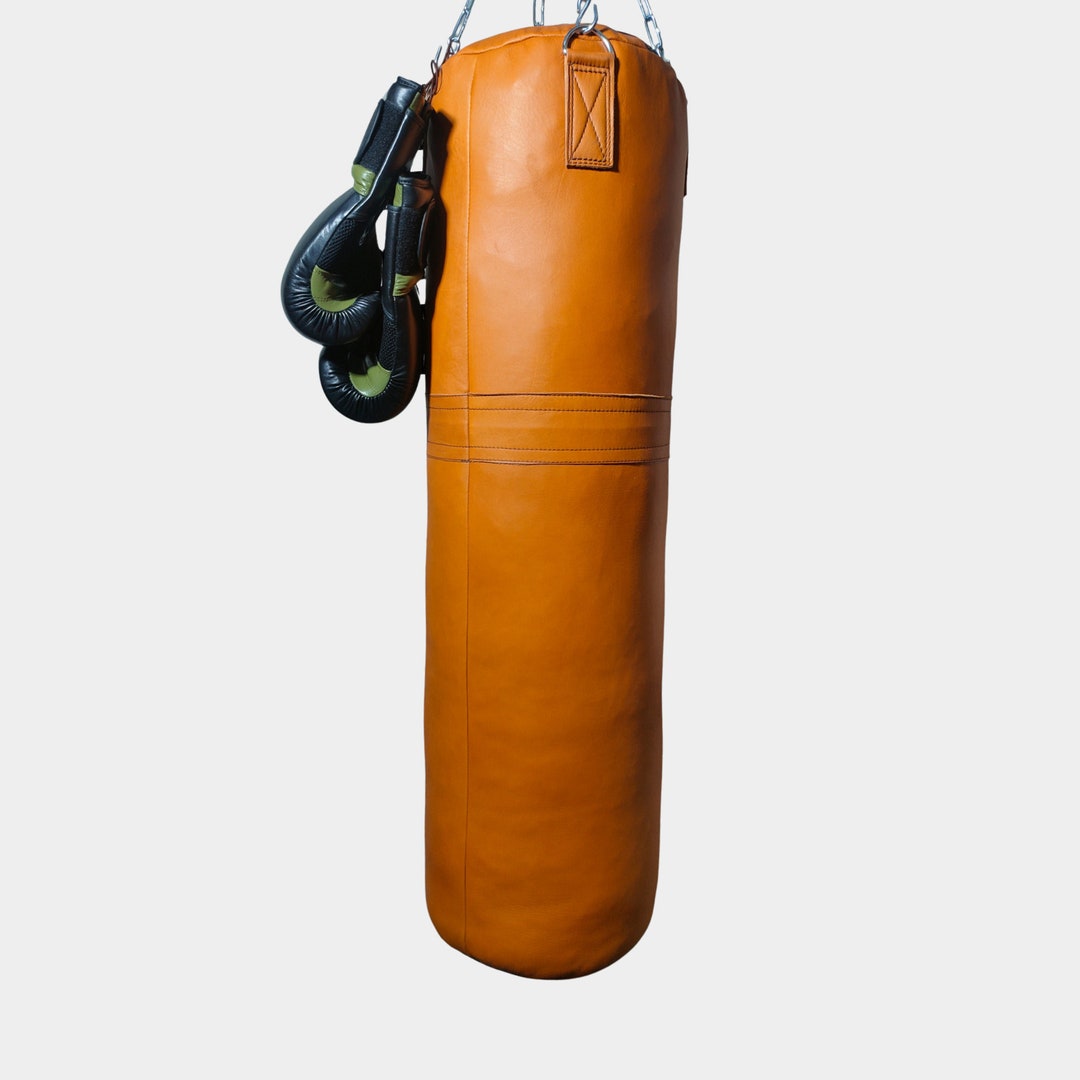 Best Vintage Leather Punching Bag for Gym & MMA Enthusiast, Cowhide ...