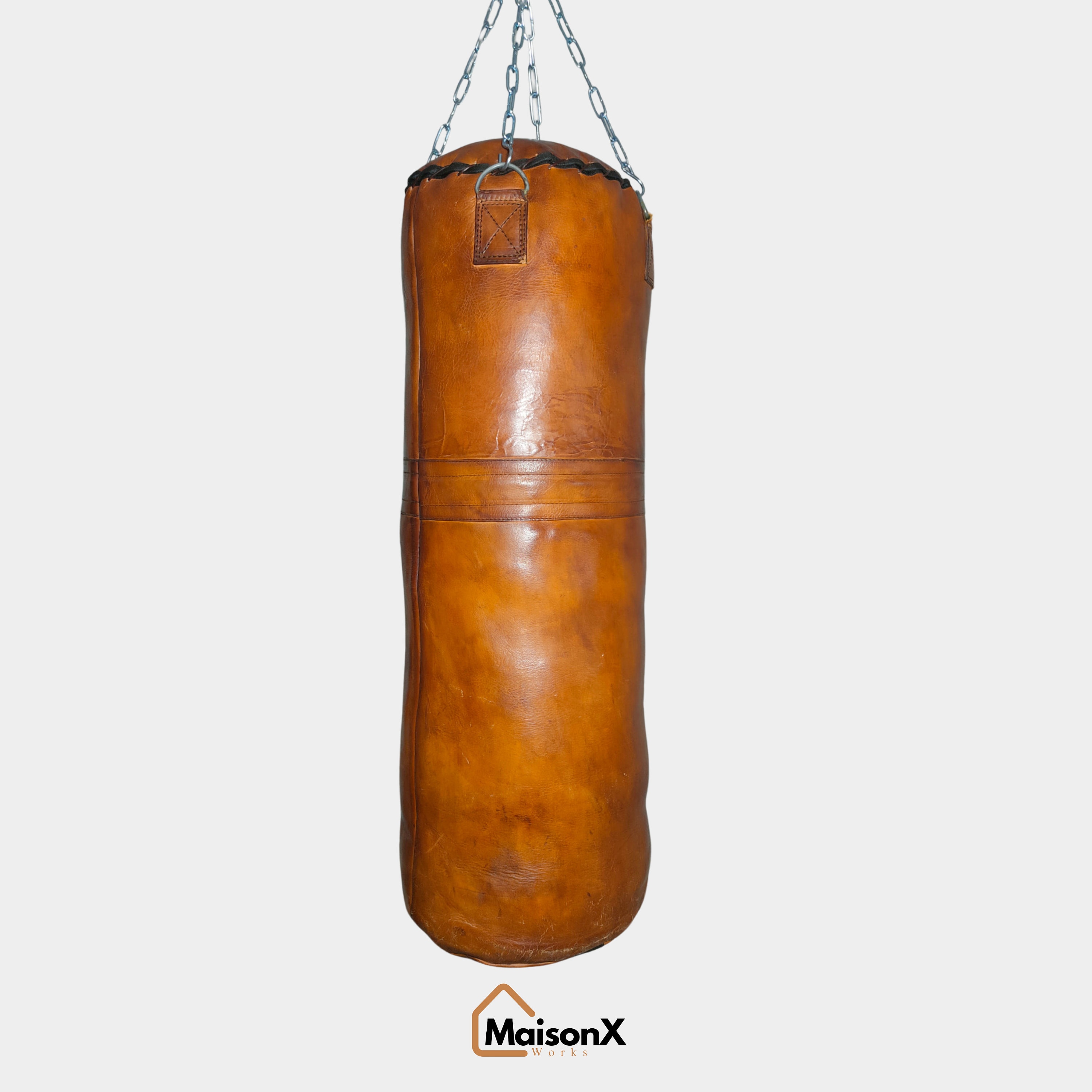 Unique Pure Vintage Leather Punching Bag for Gym & MMA Enthusiasts ...