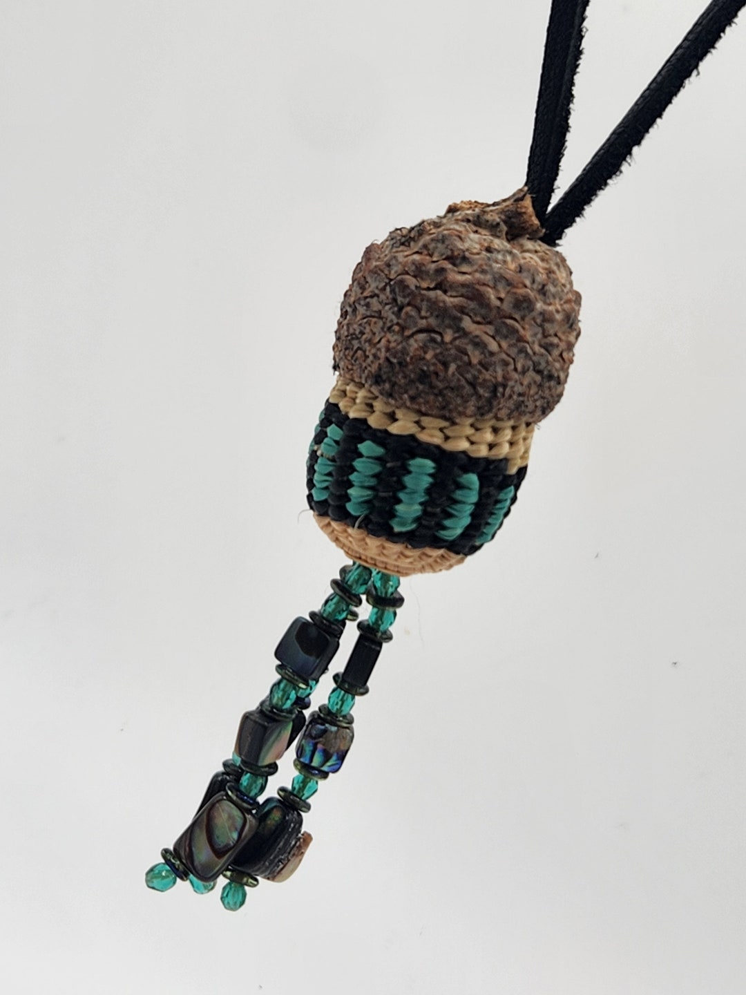Native American Twine Acorn Basket Necklace - Etsy
