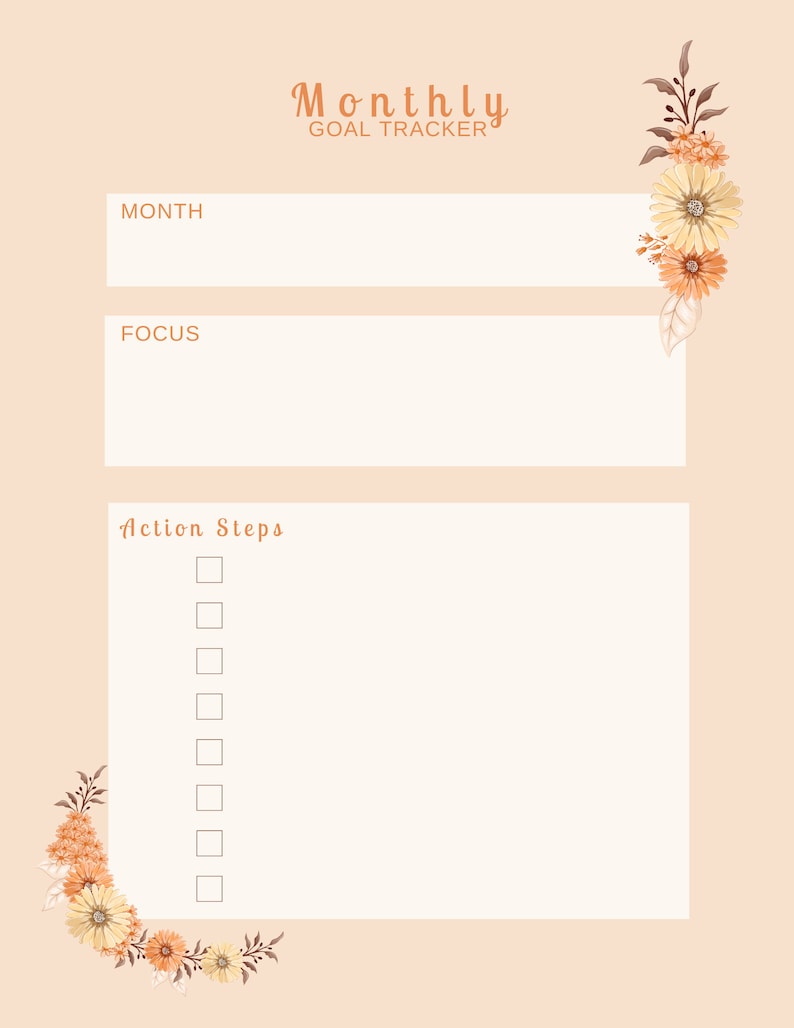 Food Diary, Tracker & Daily Journal. Printable A4 and US Letter Size ...