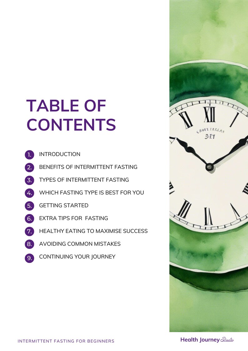 Intermittent Fasting Guide for Beginners. A Comprehensive Guide to ...