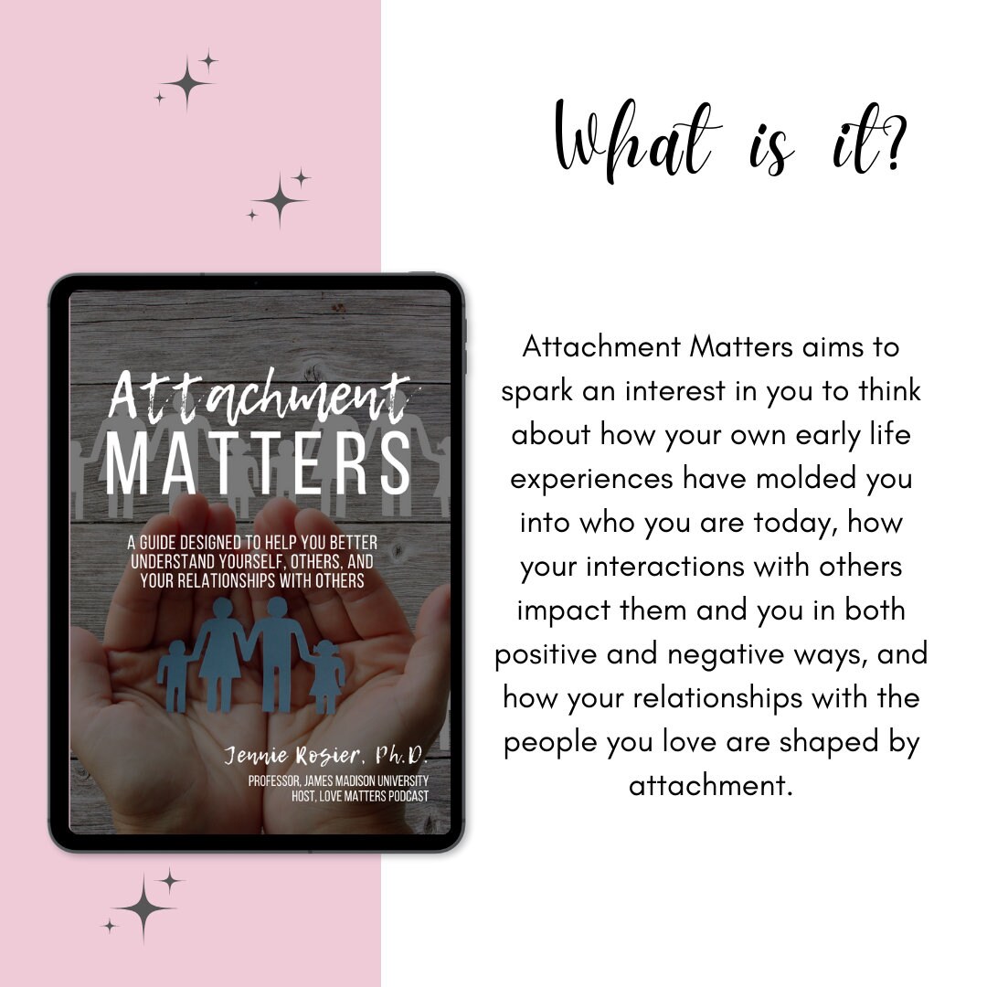 Attachment Matters Workbook, Love Matters Podcast (digital Download) - Etsy