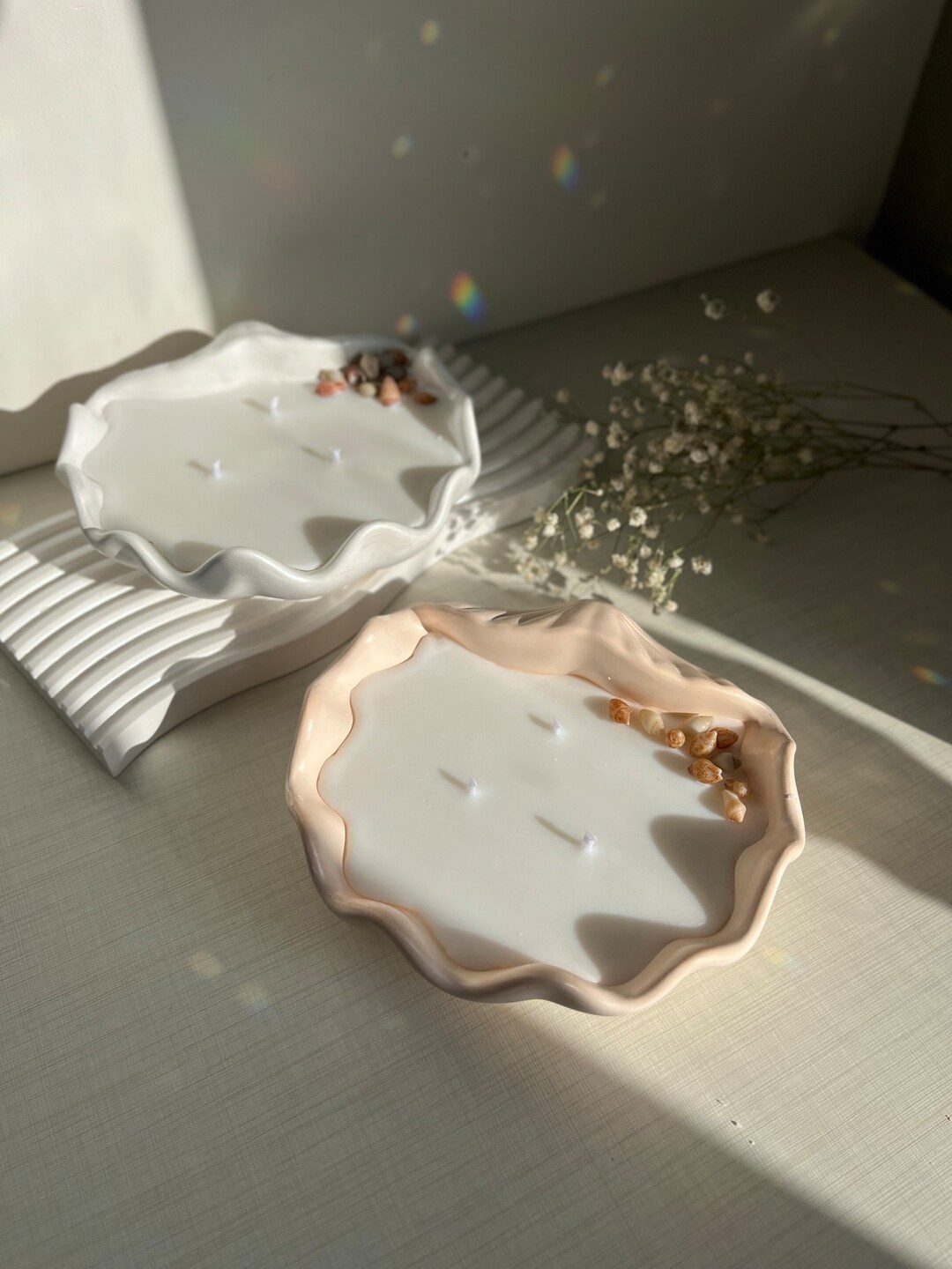 Clamshell Soy Candle | Eco-friendly Home Fragrance | Seashell Decor - Etsy