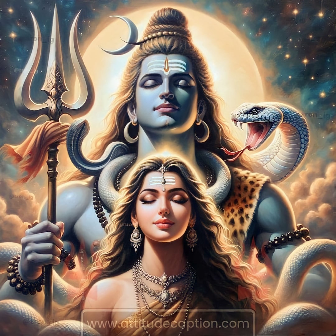 Lord Shiva & Parvati - Etsy