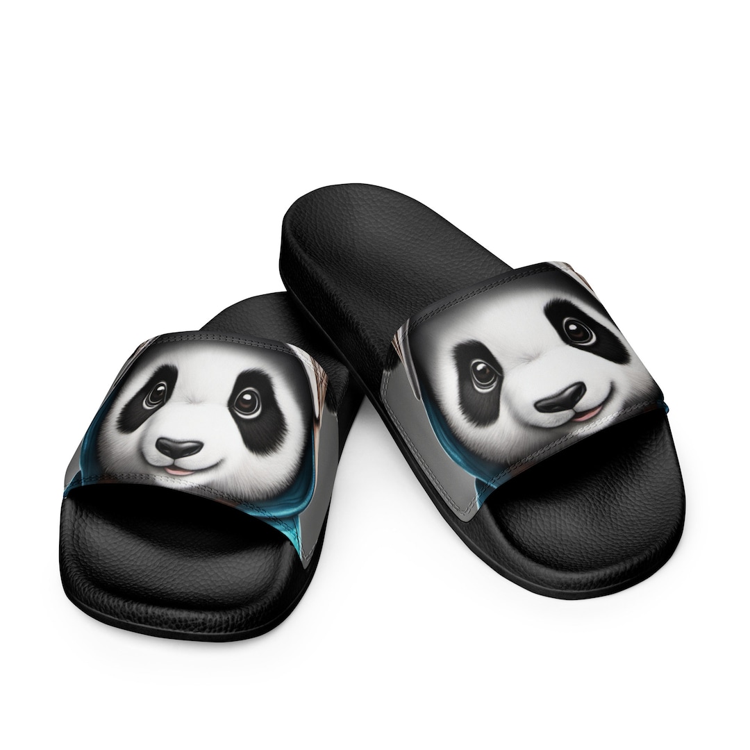 Women's Baby Panda Slides - Etsy
