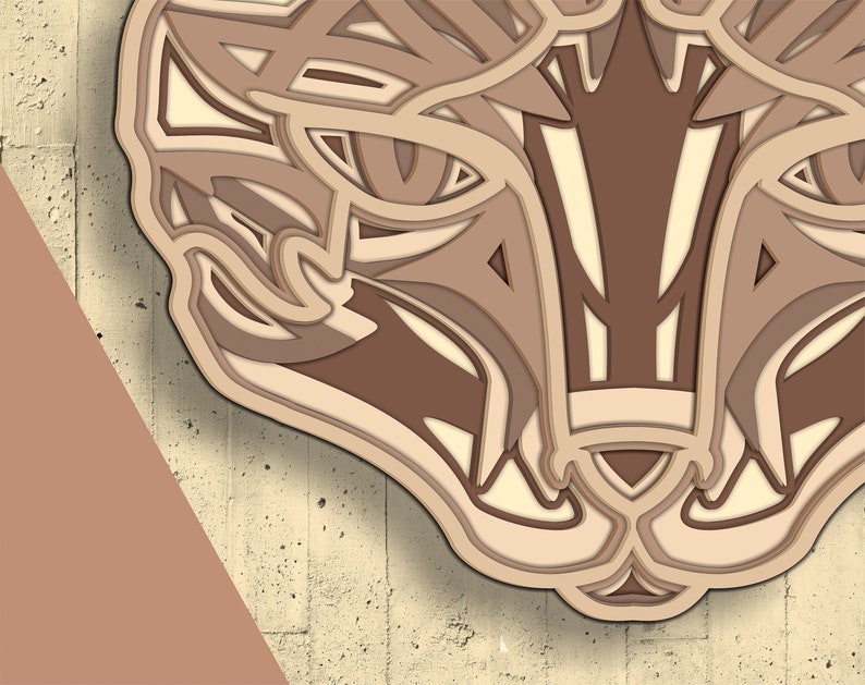 3D Sphinx Layered SVG, Digital Download, Svg Ai Cdr Eps Png Dwg Dxf ...