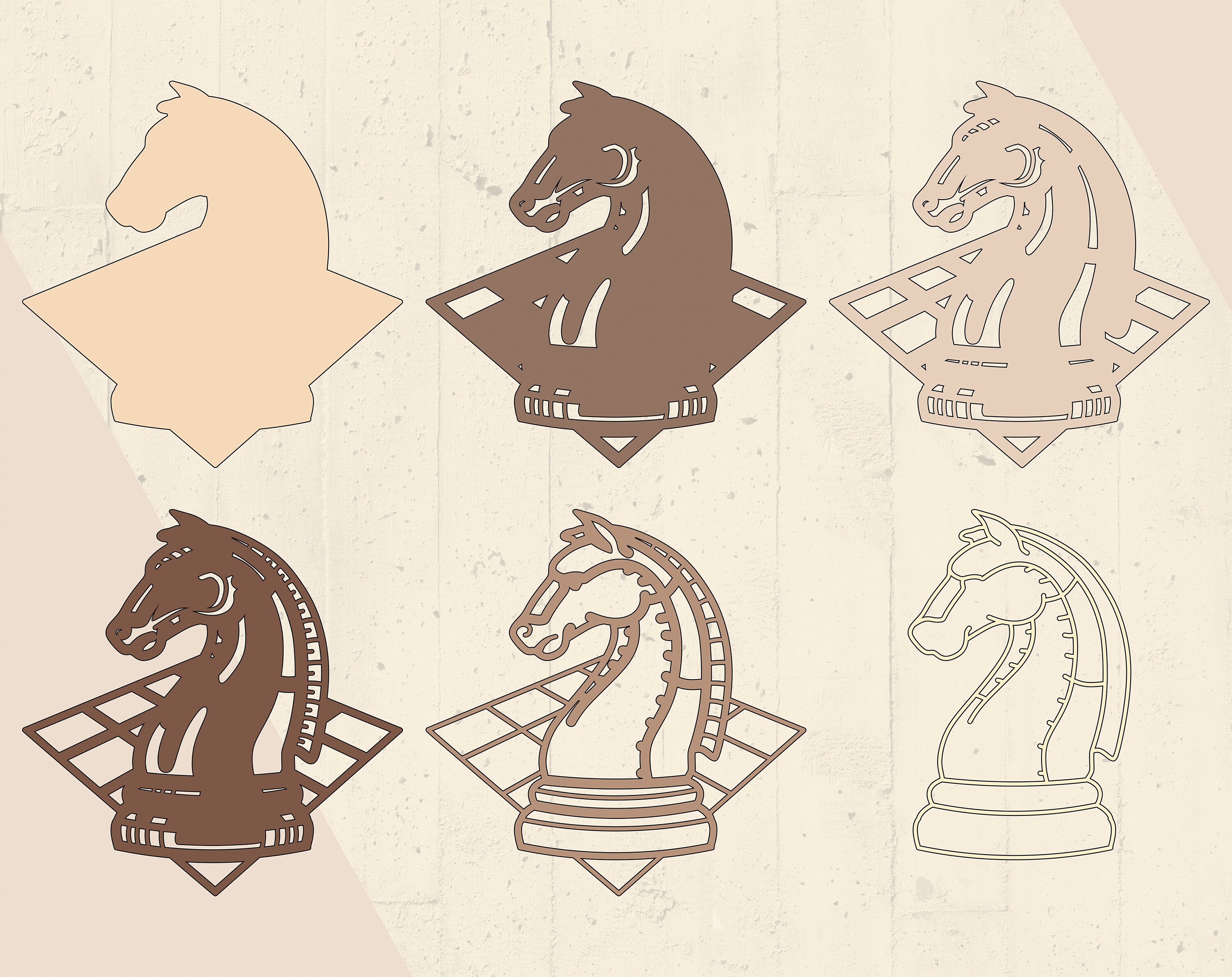 Chess Multilayer 3D SVG, Laser Cutting, Digital Download Svg Ai Cdr Eps ...