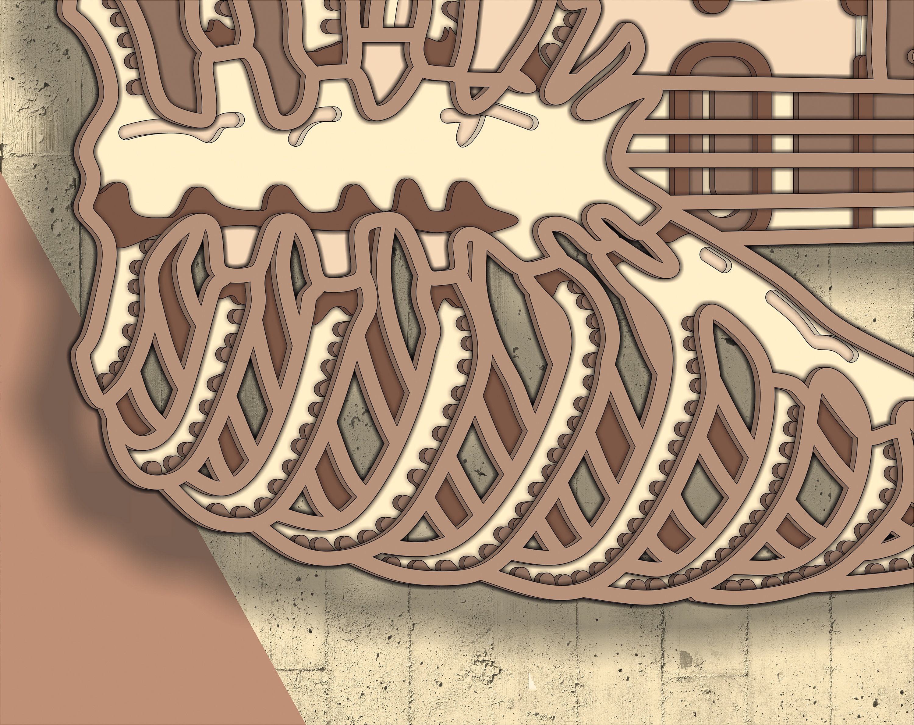 Skeleton Guitar Layered 3D SVG, Laser Cut, Music Instrument Art ...