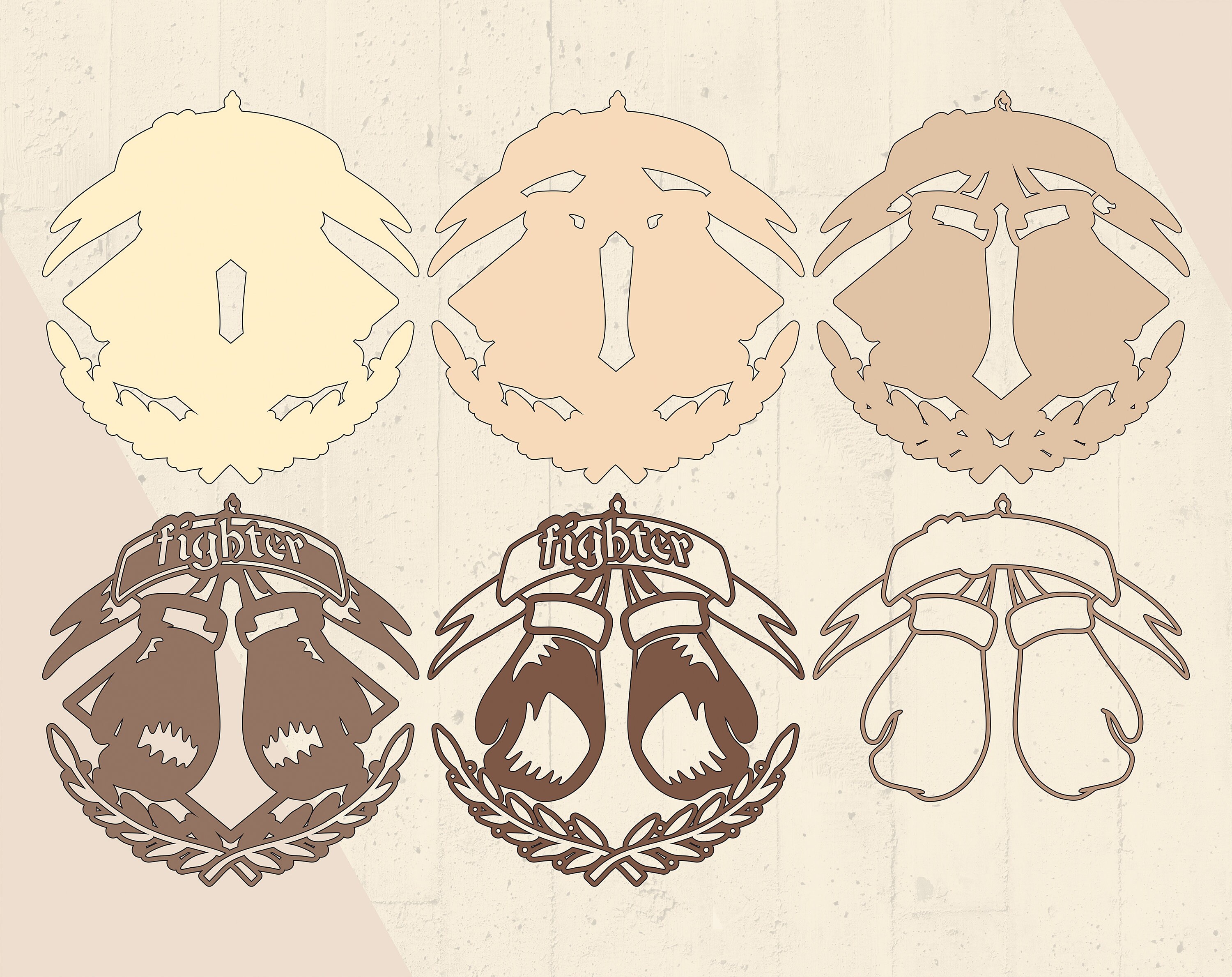 Boxing 3D Layered SVG, Laser Cutting, Vector Graphics, Boxer Gifts ...