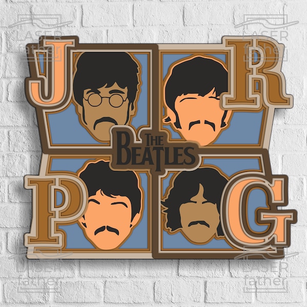 Rock Band Layered Svg - Etsy