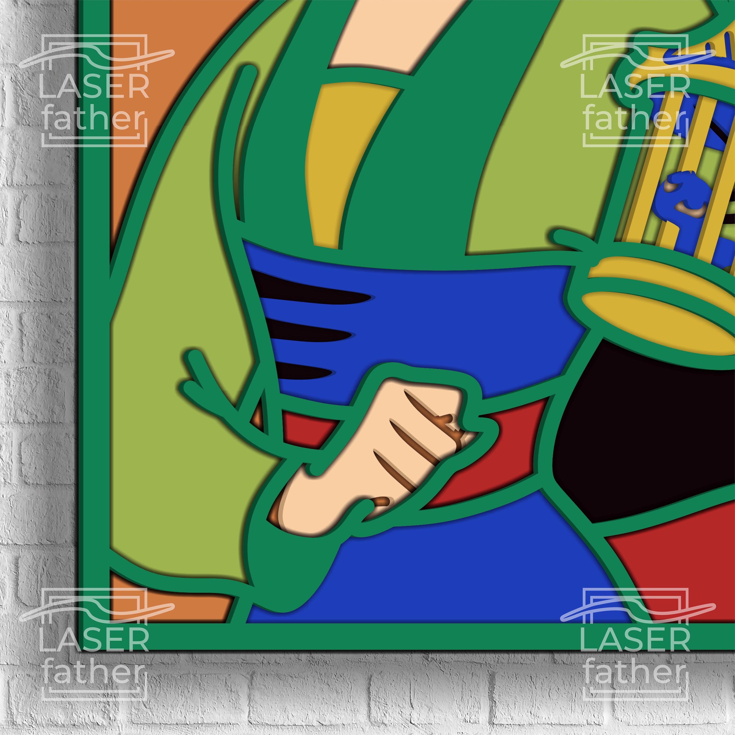 Mulan SVG, 3D Multilayer Laser Cut, Cricut Crafts, Xtool, Paper Cutting ...
