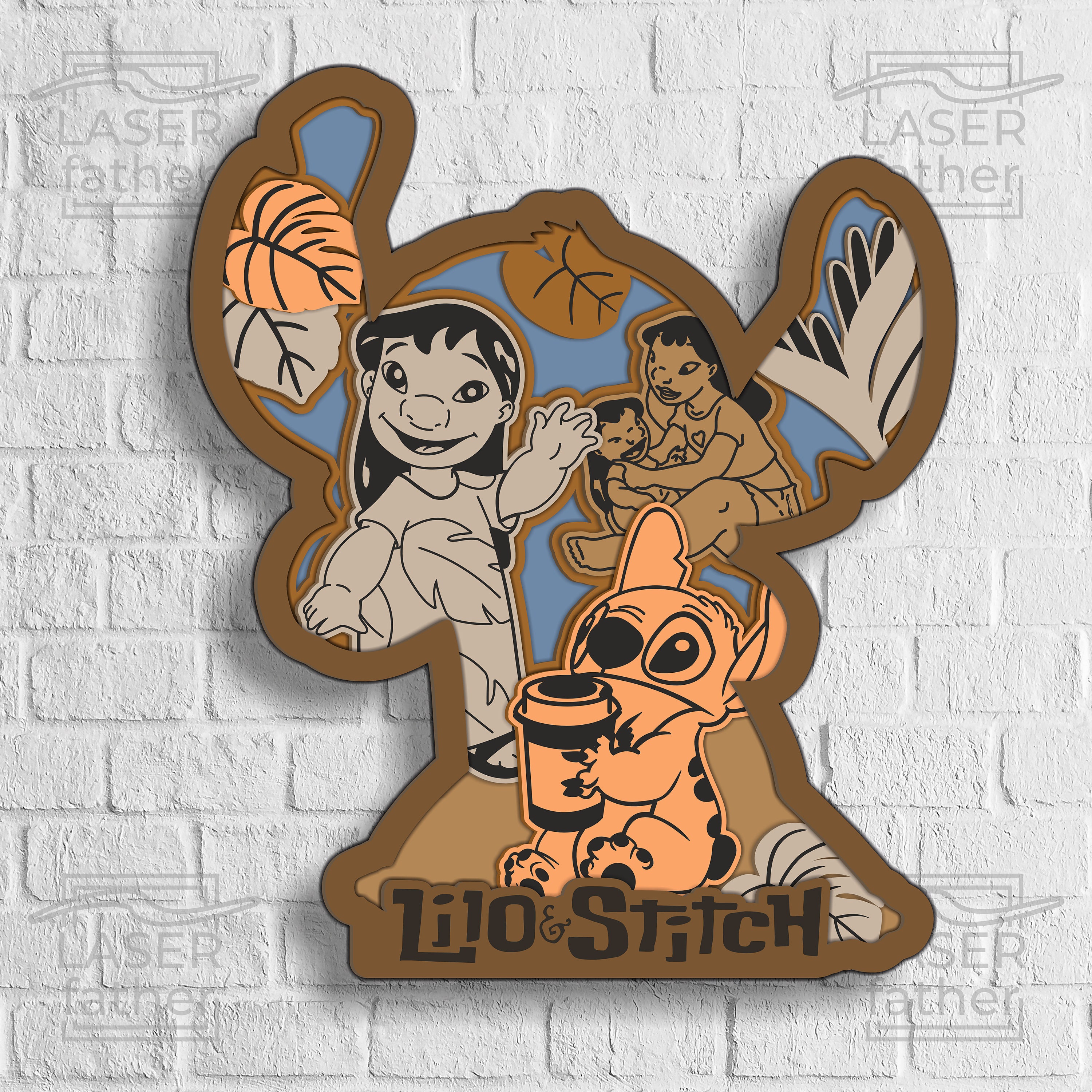 Disneyland SVG, Cartoon Characters SVG, Laser Engraving Design, CNC ...