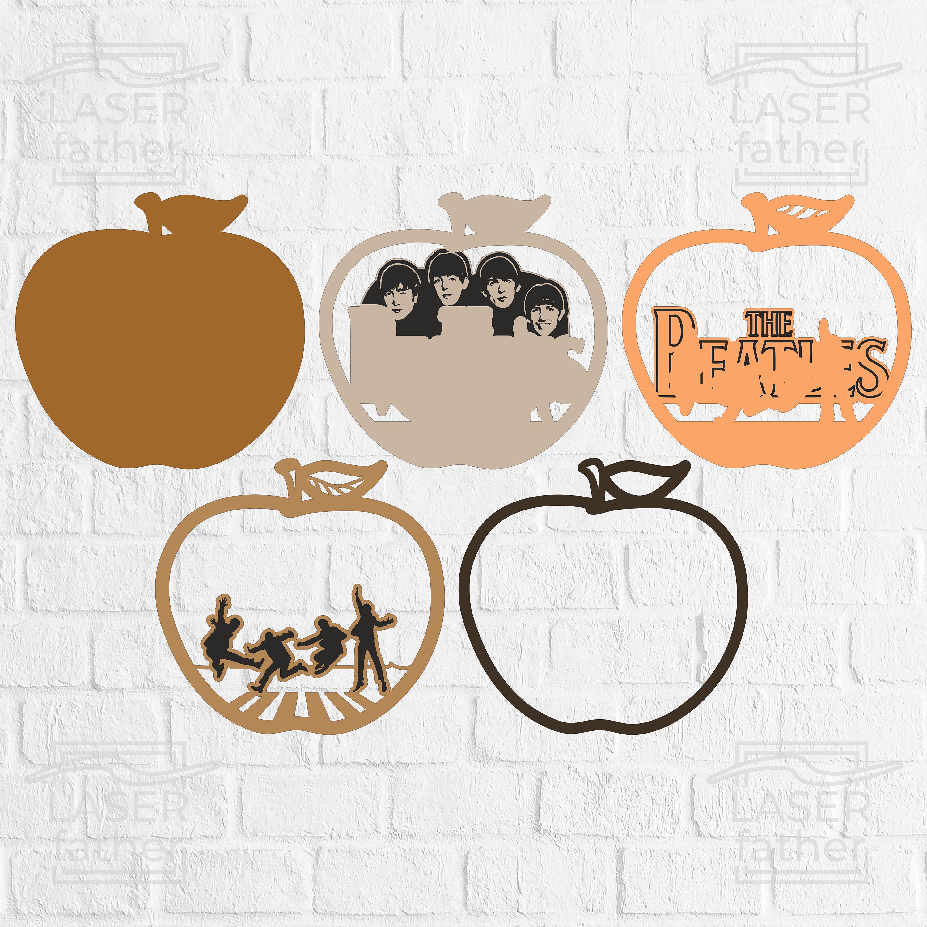 Beatles Laser Cut, Hey Jude SVG, Engraving Design, Layered Papercut ...