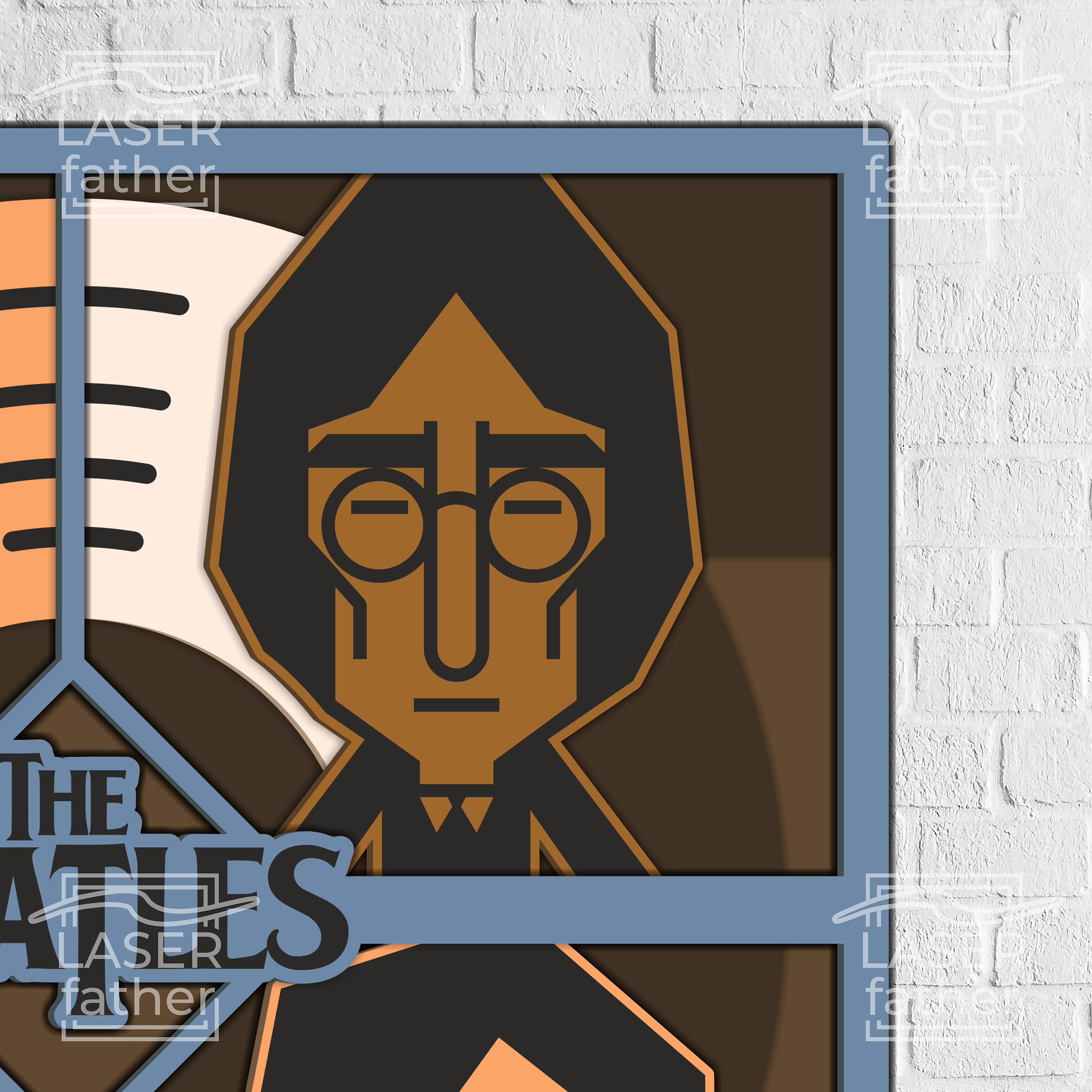 The Beatles SVG, Rock Band Vector, Music Laser Cut, Plywood Multilayer ...