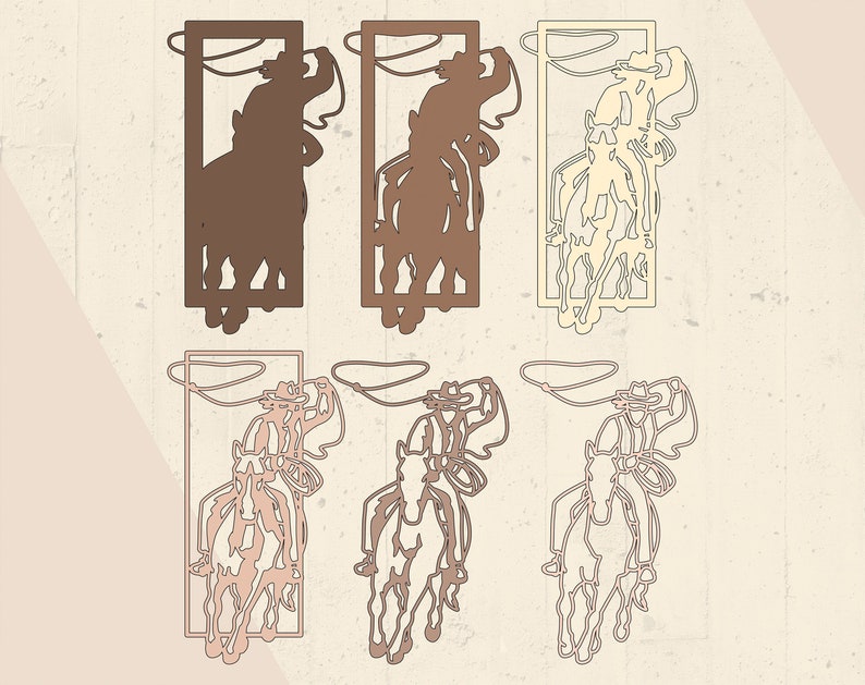 Cowboy Layered SVG 3D Design Cowboy Mandala Files Ai Cdr Eps Png Dwg ...