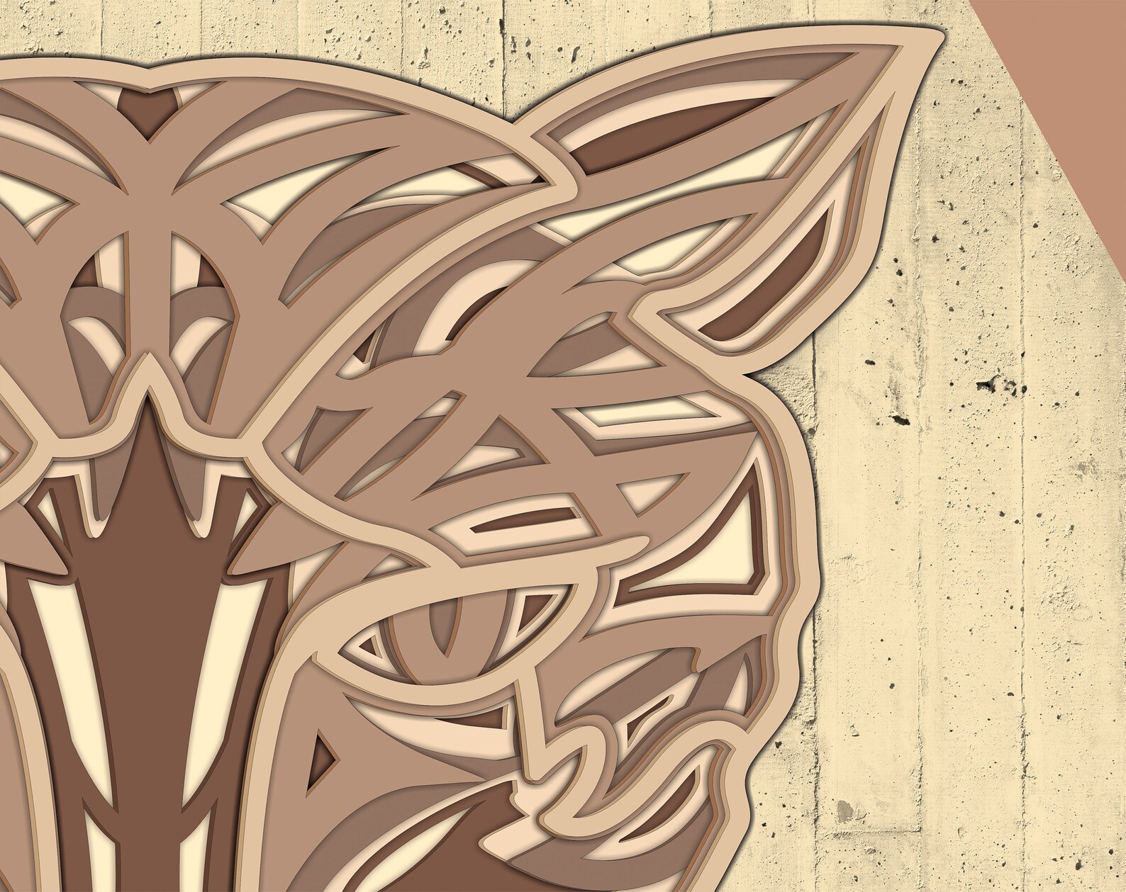 3D Sphinx Layered SVG, Digital Download, Svg Ai Cdr Eps Png Dwg Dxf ...