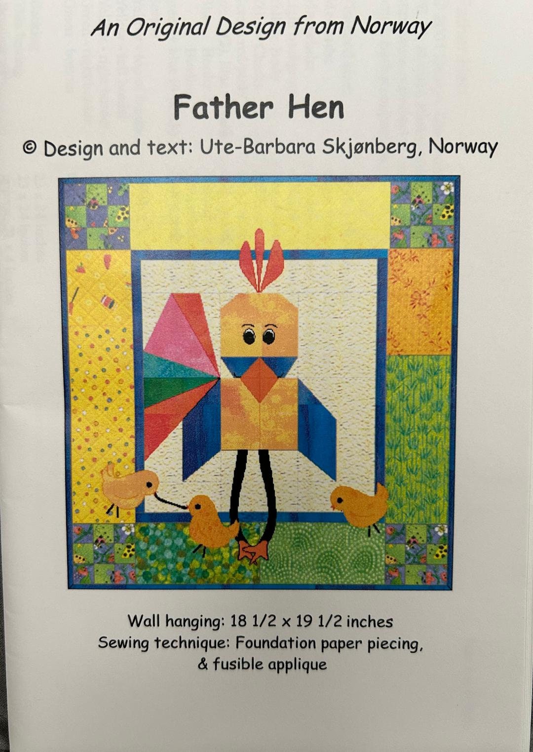 Father Hen Foundation Piecing Quilt Wall Hanging - Etsy