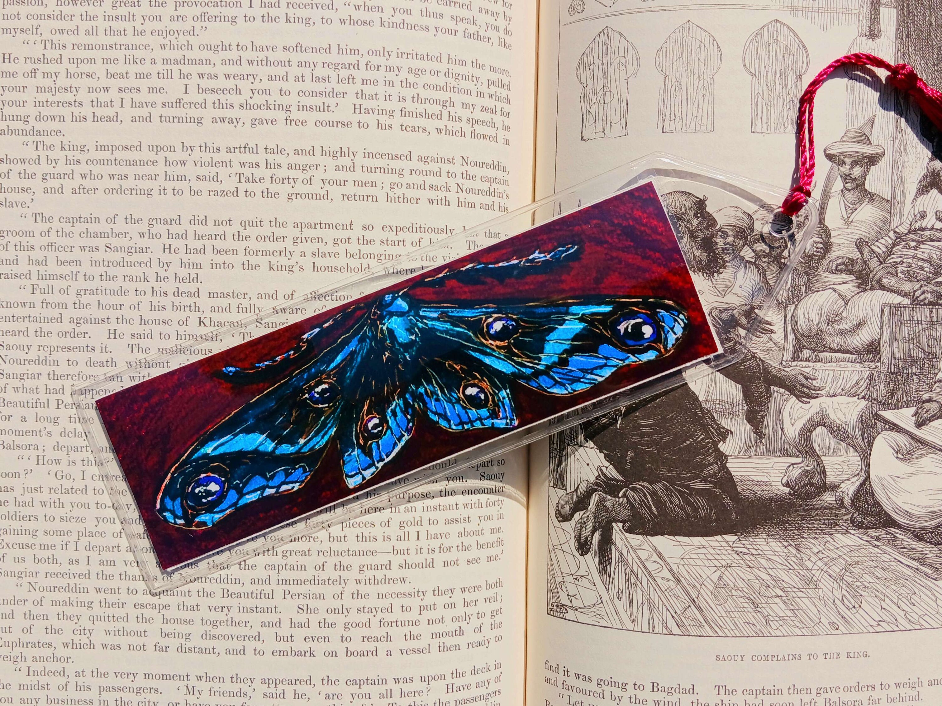 Moth Artist Bookmark - Etsy