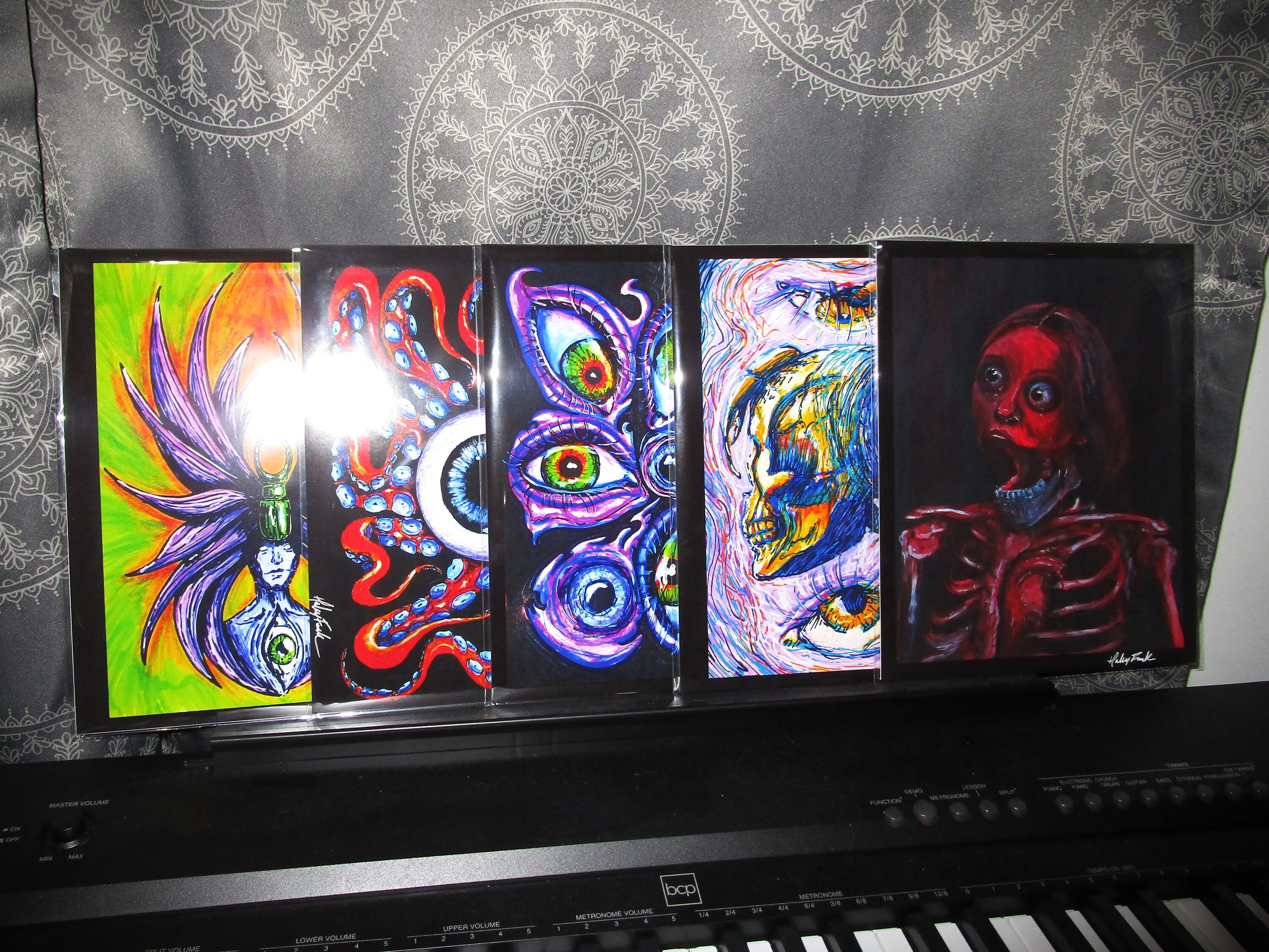 Horror Self Portrait 8"x10" Signed Print Bagged and Boarded High ...
