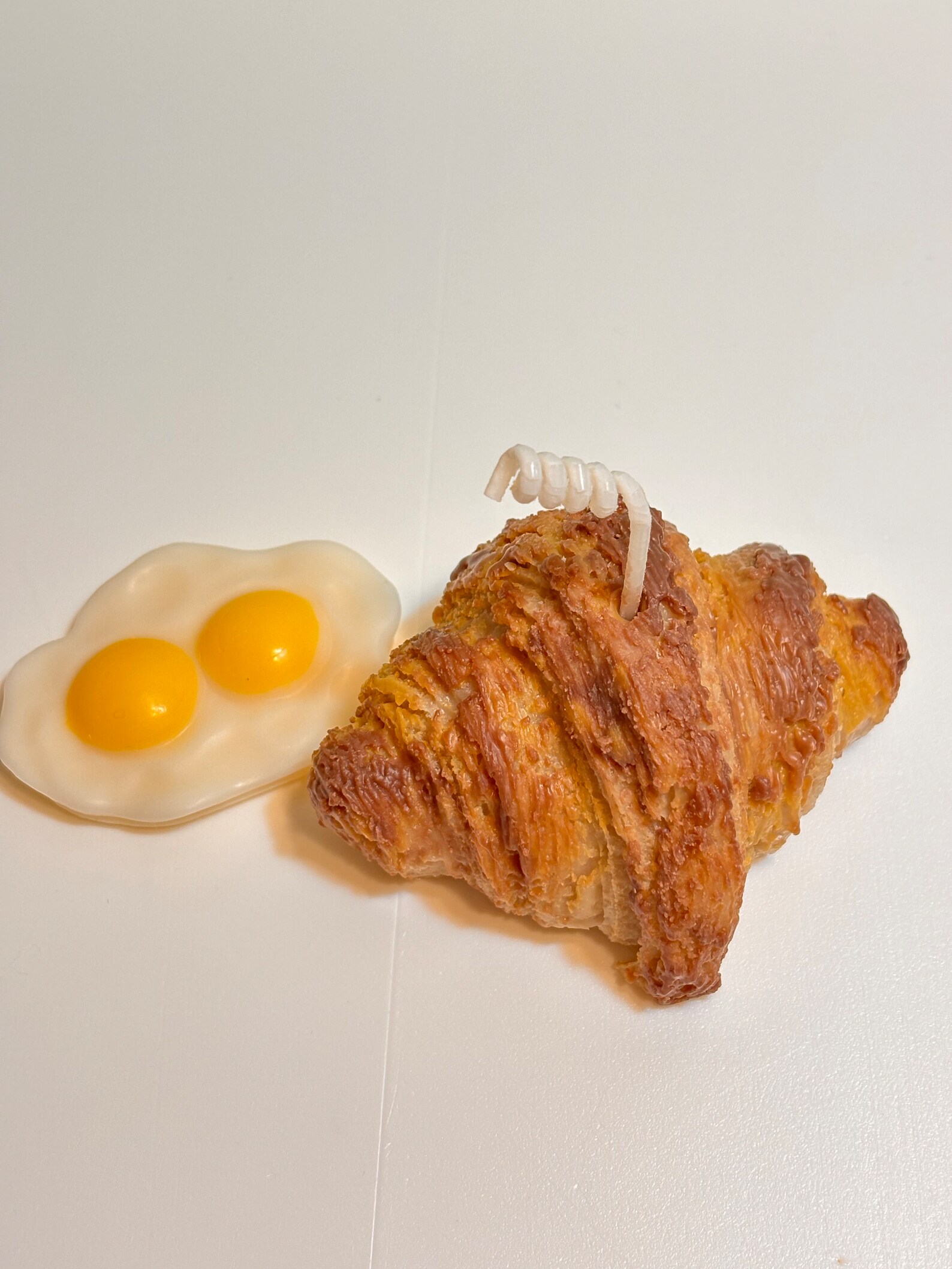 Croissant Candle | Food Candle | Natural Soy & Beeswax Candle | Pastry ...