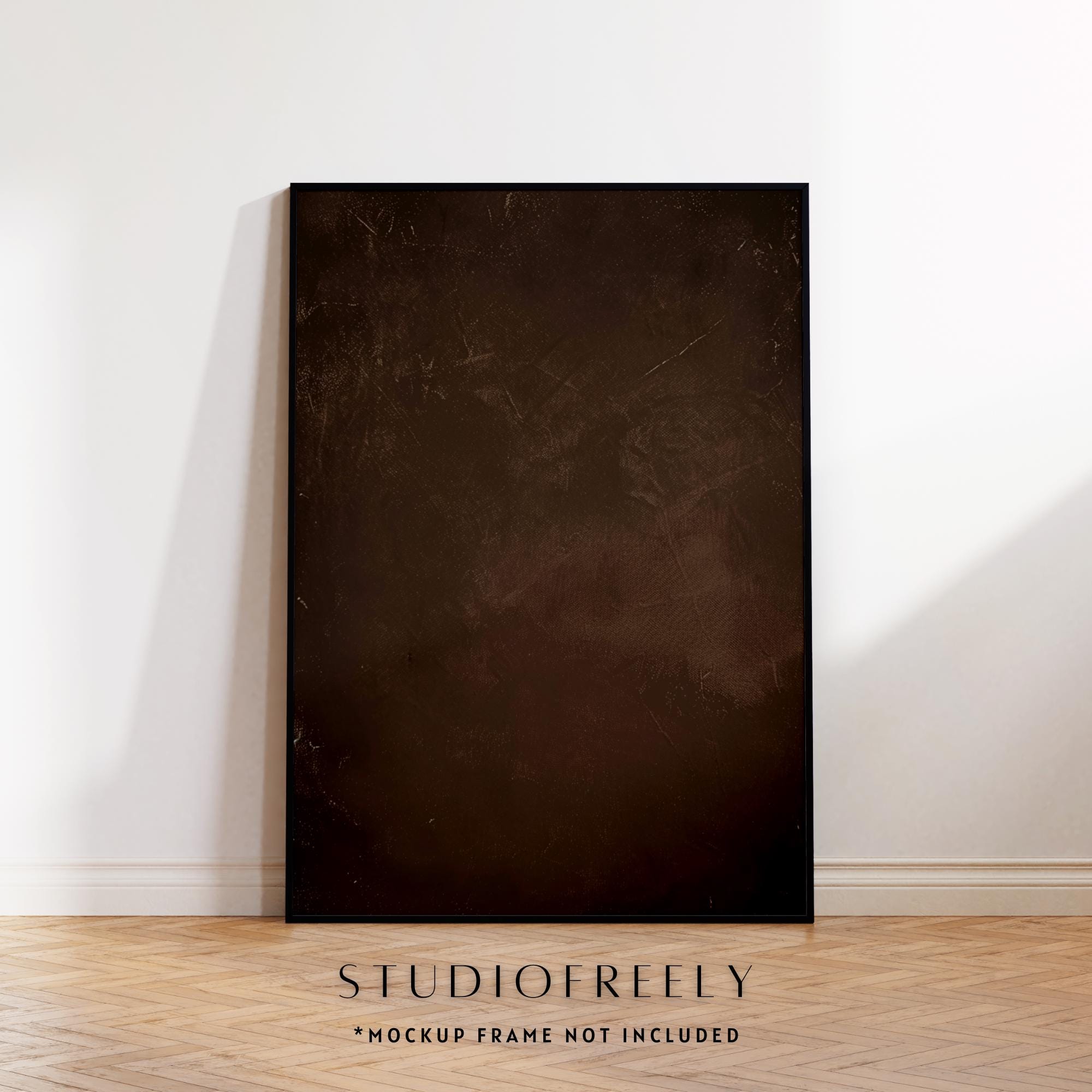 Textured Dark Brown Abstract Art Print: Earth Tone Home Decor - Etsy