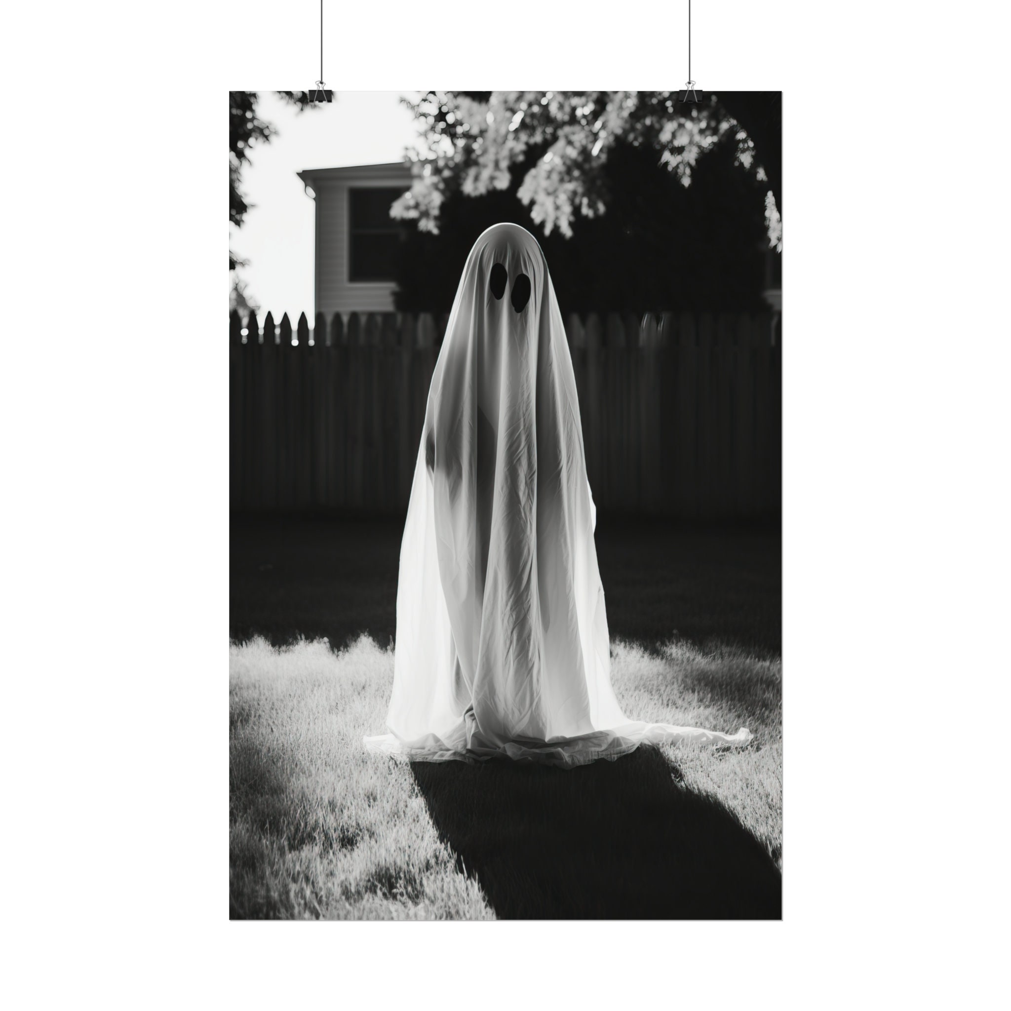 Spooky Sheet Ghost With Cut-out Eyes Instant Download Black - Etsy