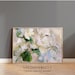 Impressionist Peony Close-up Bouquet Painting Instant Download - White ...