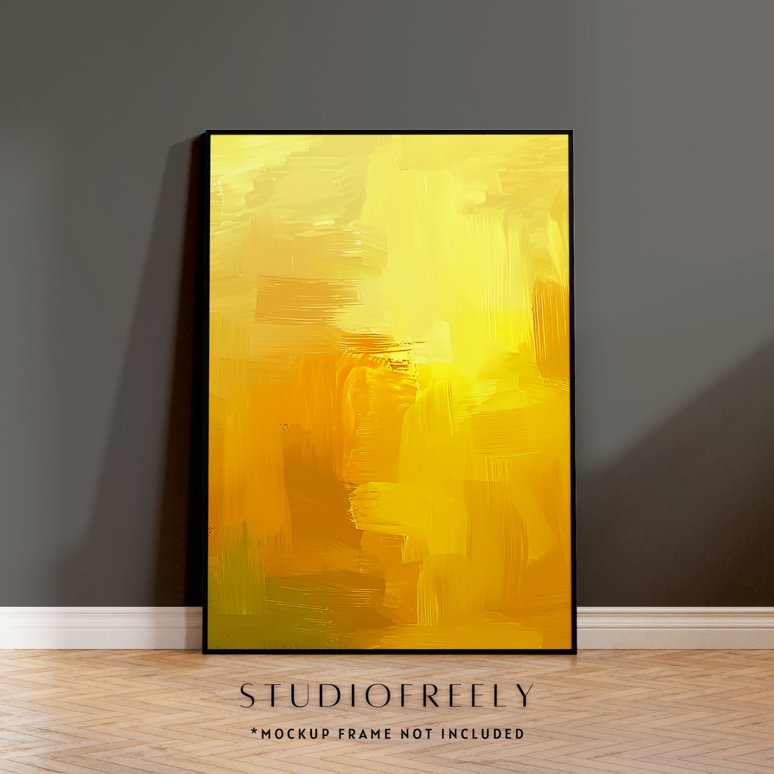 Abstract Yellow Oil Painting: Soft Gradient Texture (digital File) - Etsy