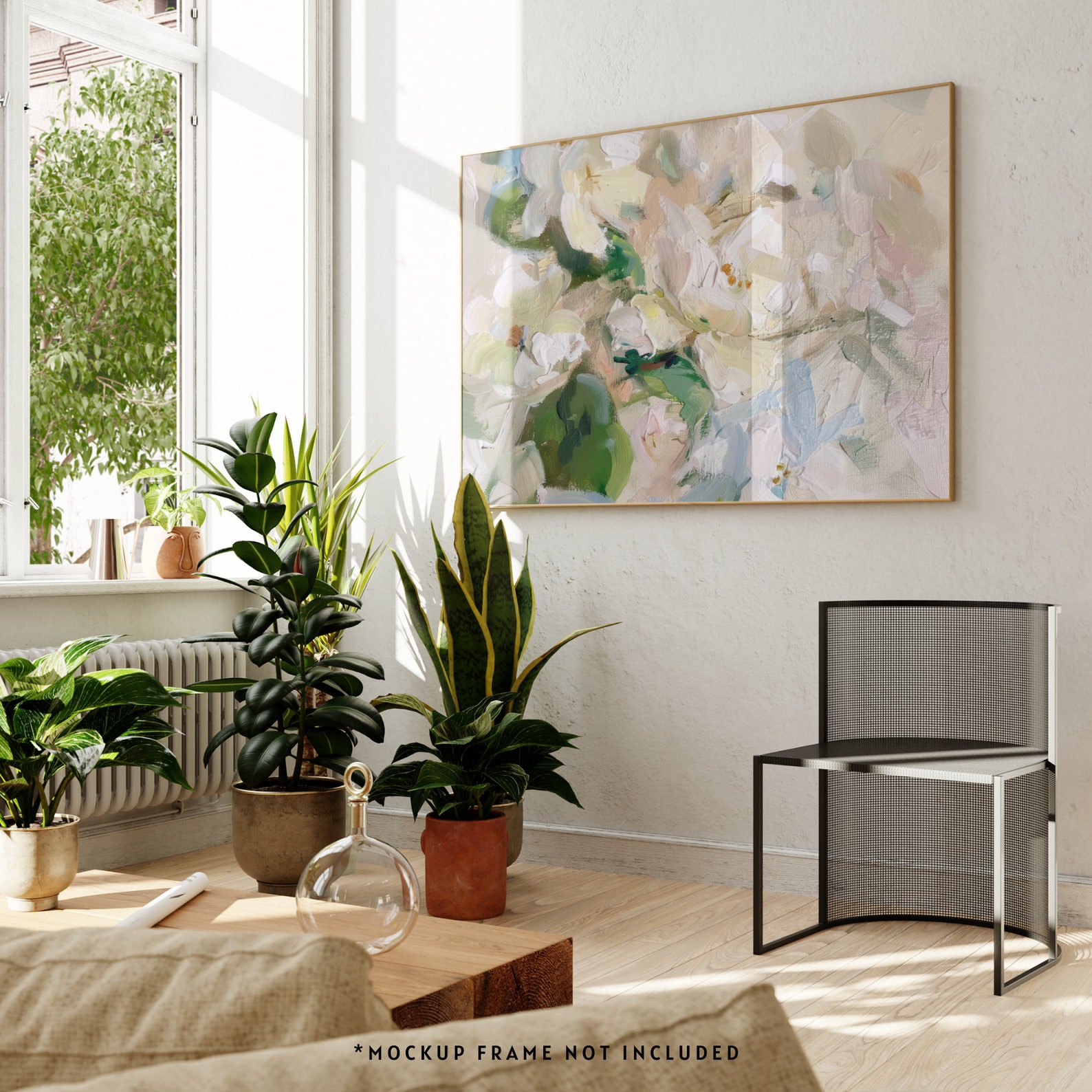Impressionist Peony Close-up Bouquet Painting Instant Download - White ...
