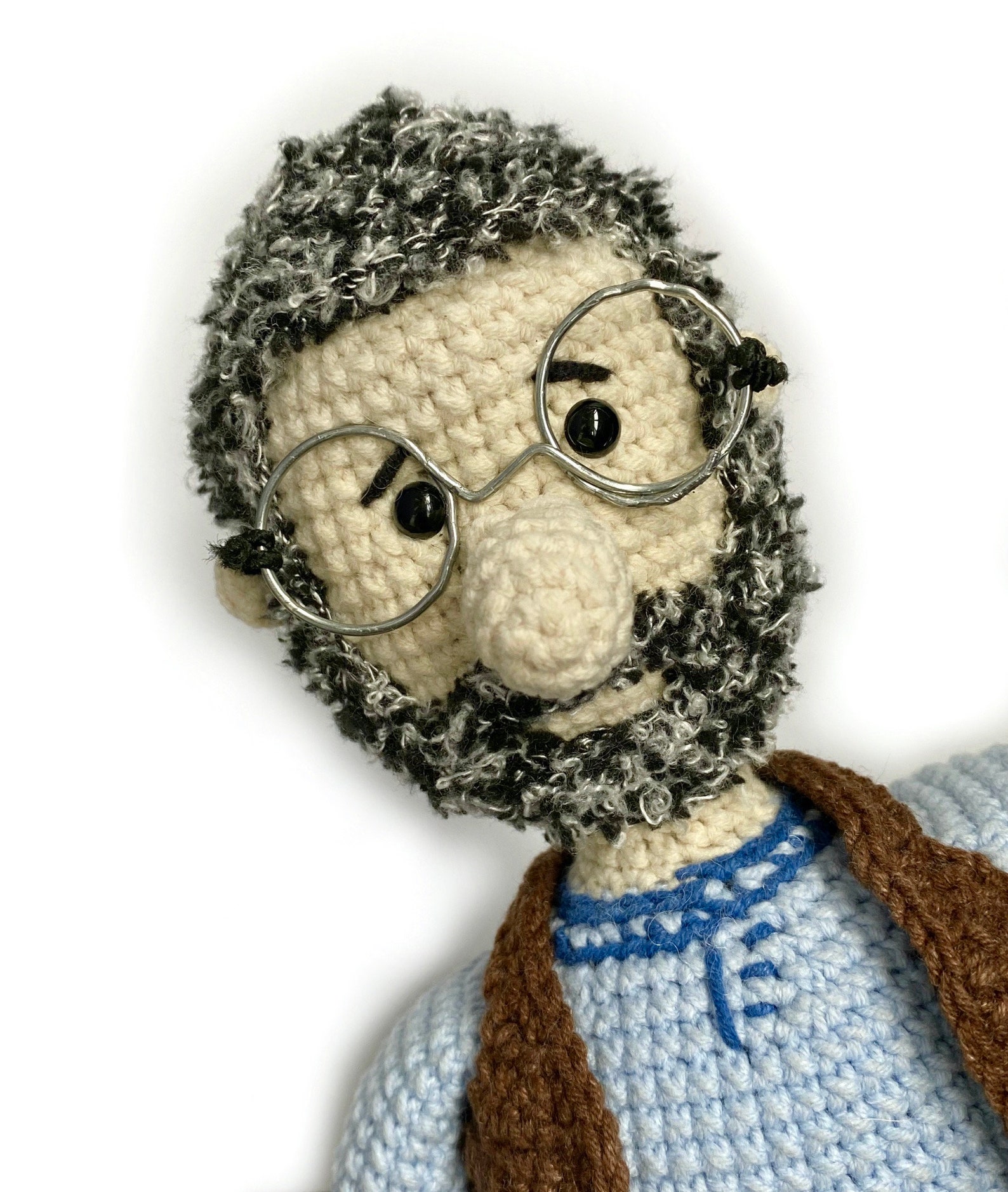 Old Man Doll Crochet Pattern. Amigurumi Grandfather Doll Crochet ...