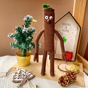 Stick Man Crochet Pattern. Christmas Tree Amigurumi (Instant Download ...