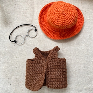 Old Man Doll Crochet Pattern. Amigurumi Grandfather Doll Crochet ...